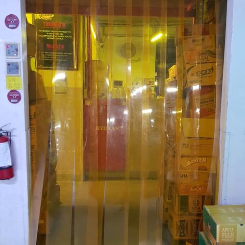 Jual Tirai Plastik PVC Strip Curtain Kuning ( Lebar 250cm x Tinggi ...