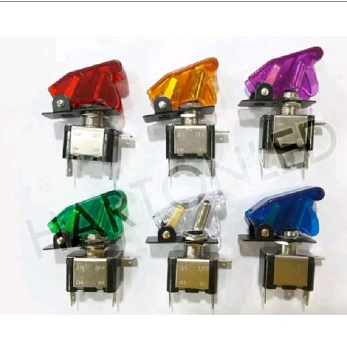 Jual Switch racing model pilot/pesawat universal 12V, 20 A - CLEAR ...