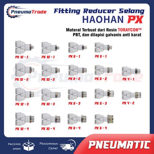 Promo MPX Fitting Lurus Male Pneumatic Ukuran PX 8mm Drat 1/4 6mm 4mm 1 ...