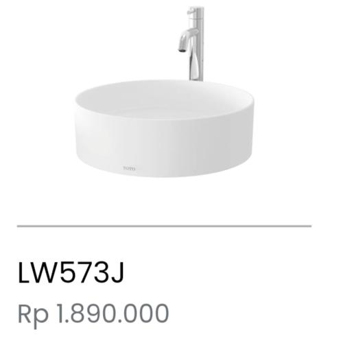Jual WASTAFEL MERK TOTO TIPE LW573J WHITE - Kab. Bandung - HKJ Keramik ...