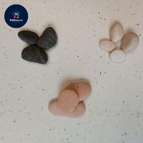 Jual Sample batu tabur warna abu, putih, untuk material board atau ...