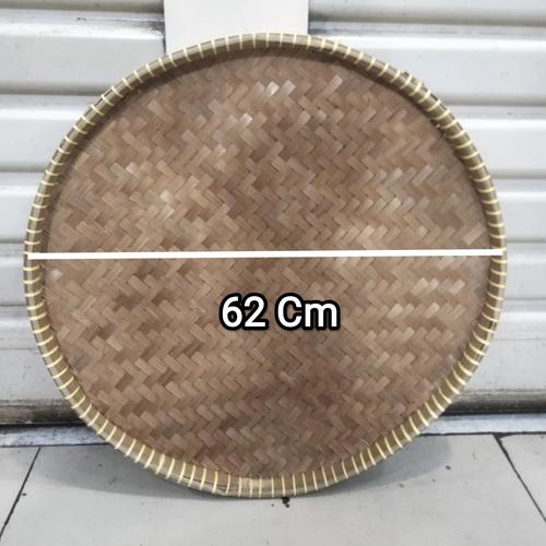 Jual Tampah Bambu Besar 62 Cm /Tampah Tumpeng Besar/ Nampan Kue Bambu ...