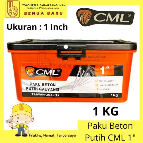 Promo Paku Beton 1 Inch Camel 1 Kg / Paku Tembok Putih CML 1 Inch 1 Kg ...