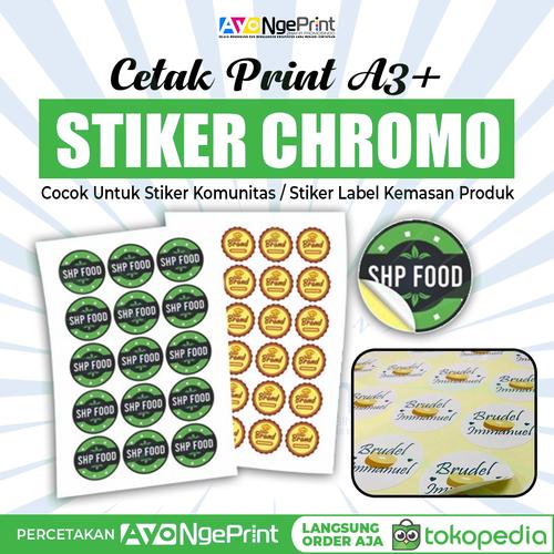 Jual Cetak Stiker Chromo A3+ / Print Sticker Kromo A3+ / Stiker Label Kemasan, Kendaraan Bahan ...