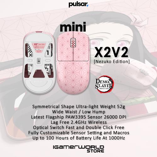 Jual Pulsar X2V2 [Demon Slayer] NEZUKO Wireless Gaming Mouse - NEZUKO ...