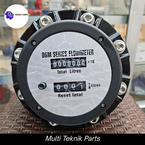 Jual OGM Oval Gear Flow Meter Drat 2" inch DN50 Meteran Solar Analog ...
