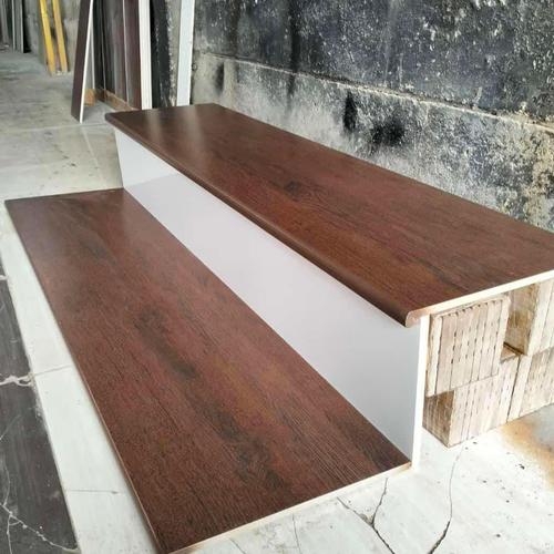 Jual granit pijakan tangga double bevel motif kayu kombinasi 30x100 ...