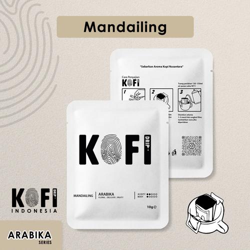 Promo Kopi drip bag Arabika - Mandailing Speciality 10gram, kopi instan ...