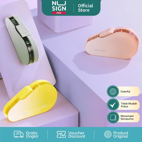 Promo Nusign Tip-X Kertas / Correction Tape 12 m NS162X - Hijau - Kab ...