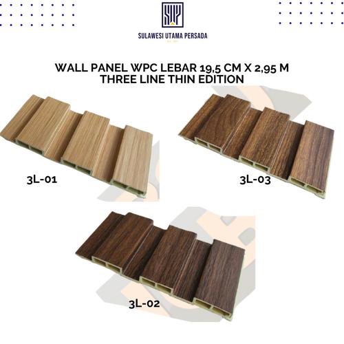 Jual Wall Panel WPC Dinding Lebar 19,5 cm x 2,95 M THIN SERIES - 3-L01 ...