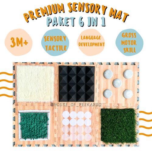 Jual House of Peekaboo - [PAKET 6 IN 1] Sensory mat playmat sensory ...