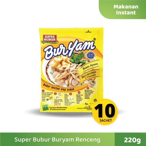 Promo Super Bubur Buryam Instan Rcg 10 Pcs @ 22 Gr - Jakarta Barat ...
