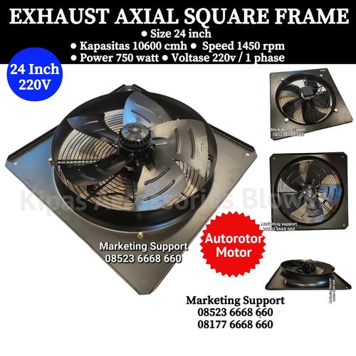 Jual Industrial Exhaust Axial Square Frame 24 Inch Besi Autorotor ...