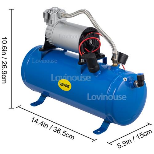 Jual Tabung Kompresor Angin Otomatis 12V 24V 150Psi Air Compressor ...