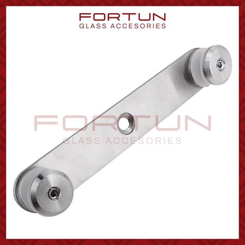 Jual Double Plate Connector Glass to Railing / Lengan koneksi Kaca ke ...