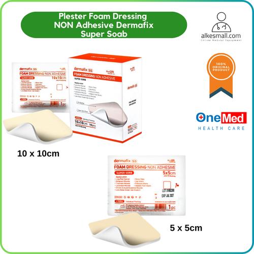 Jual Plester Dermafix Foam Dressing Non Adhesive Super Sorb OneMed ...