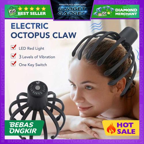 Jual PASTSKY Alat Pijat Kepala Electric Octopus Head Massager Claw ...