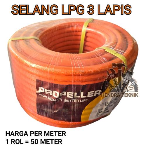 Jual ORIGINAL SELANG ELPIJI ORANGE SELANG GAS LPG TEBAL 3LAPIS MURAH ...
