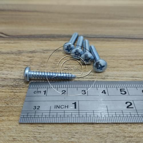 Jual SEKRUP PH PAB PANJANG 2,5CM 8X1 SKRUP P+AB TAPPING TAPING 8 X 1 2 ...