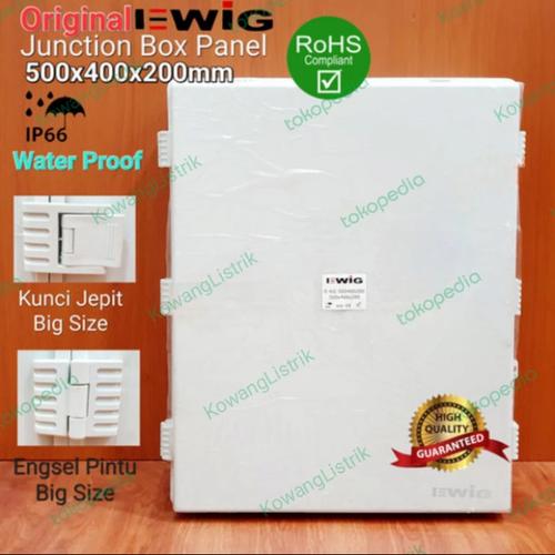 Jual Juntiction Box Panel KG 500x400x200mm Box Panel Plastik ABS EWIG ...