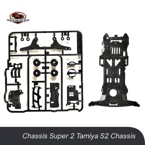 Jual Rep. Tamiya Super 2 Chassis, Chassis Super 2 Tamiya - Red Color ...