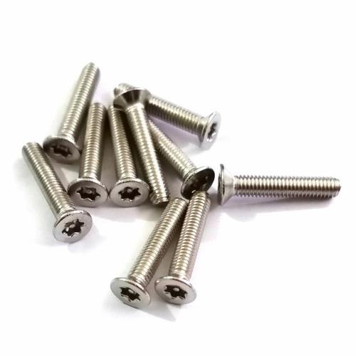 Jual BAUT VERSENG BINTANG M6 x 20 BAUT Countersunk W/ PIN TORQ BAUT Verseng flat Drat 6mm ...