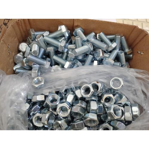 Jual 10 PC BMP M6X45/ BAUT MUR PUTIH M6X45 / BAUT MUR HEX PUTIH M6X45 ...