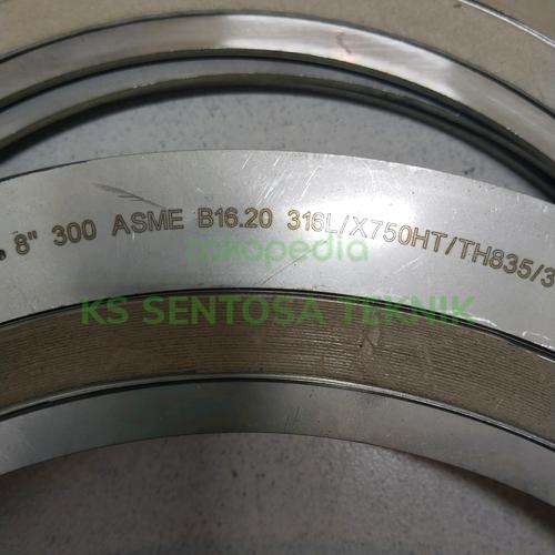Jual Swg Ansi 300 ss316 ukuran 1/2" inch / Spiral Wound Gasket SS316 ...