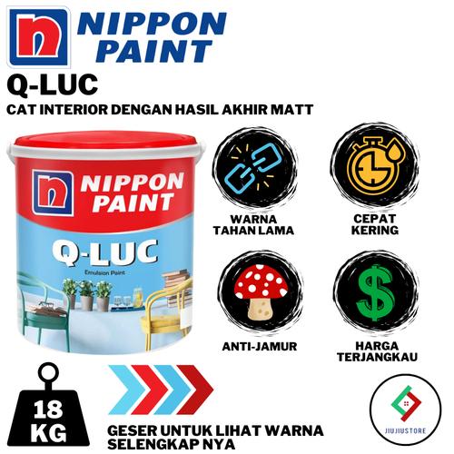 Jual Q-LUC CAT TEMBOK Q LUC 18KG CAT TEMBOK NIPPON PAINT Q LUC CAT ...