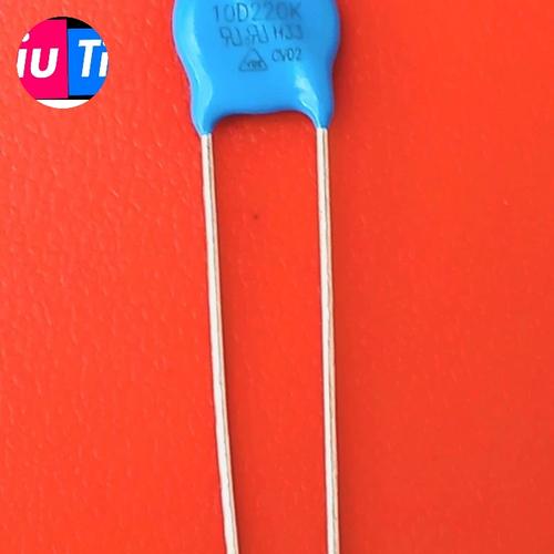 Jual 10D220K ZINC OXIDE VARISTOR 14V AC 18V DC 3.9J CLAMPING 43V 50A ...