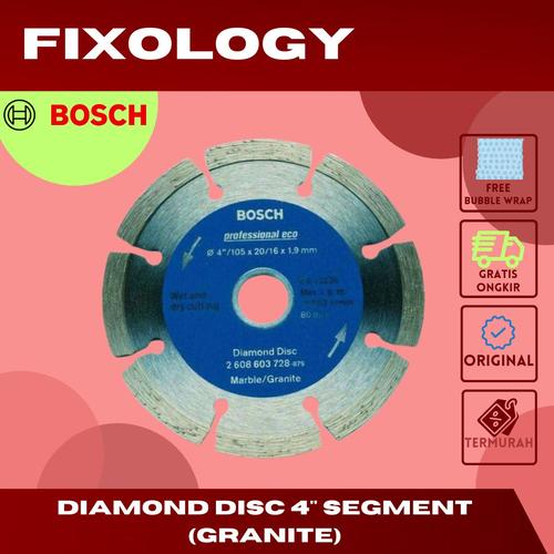 Promo Mata Gerinda Potong Bosch 728 Granit Keramik Marmer 4" 105 MM ...