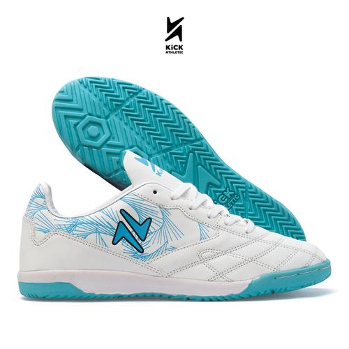 Jual Sepatu Futsal Kick Athletic Launcher Tricular FS II IN White Blue ...