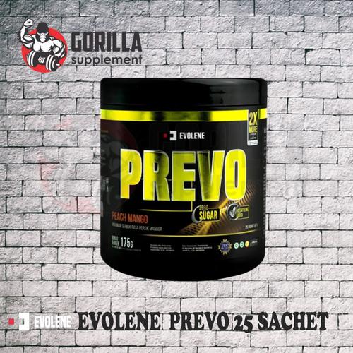 Promo Prevo Preworkout Evolene 45 Sachet Serving PWO Pre Work Out - 25 ...