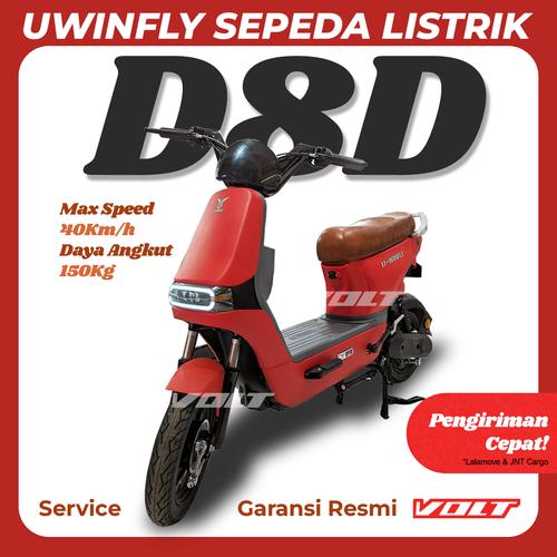 Jual Uwinfly D8D Sepeda Listrik 450W Sepeda Motor Listrik U-Winfly DF8D Garansi Resmi Free On ...
