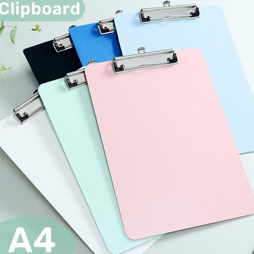 Jual Clipboard A4 warna pastel ATK Papan Jalan fleksibel ringan Papan ...