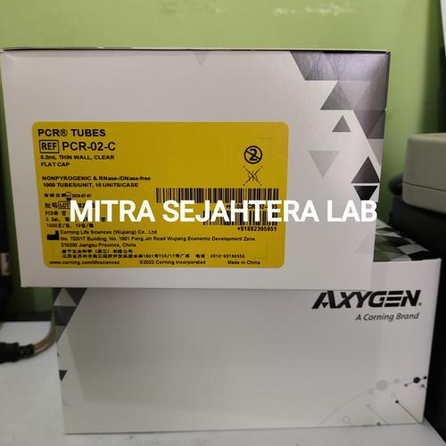 Jual PCR Tube 0.2 ml thin wall flat cap Axygen @1000 tubes PCR-02-C - Kab. Sidoarjo - Mitra ...