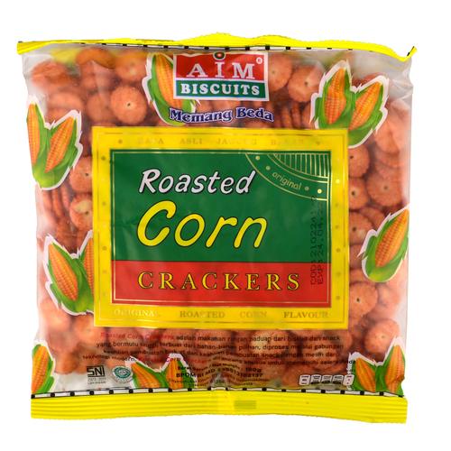 Jual Biskuit Kraker Asin Rasa Jagung Bakar Ayam Bakar AIM Crackers ...