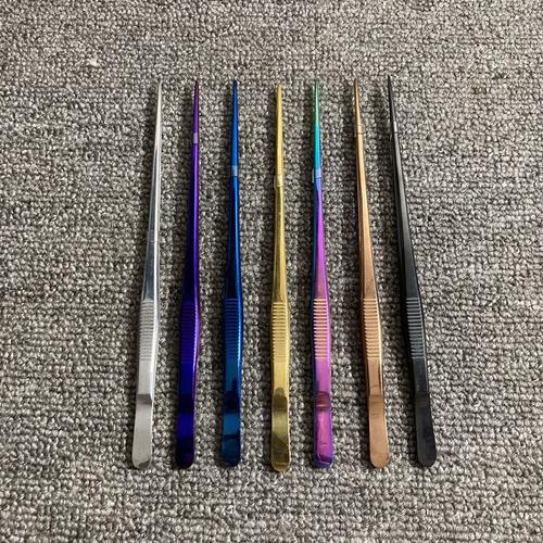 Jual Straight Food Tweezer 20cm Tweezer Garnish Bar Tweezer Granish ...