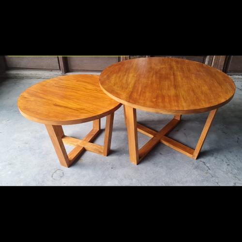 Jual MEJA X BAHAN KAYU JATI MINIMALIS DAN ELEGAN - Kota Depok ...