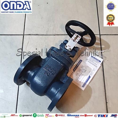 Jual GATE VALVE 2.1/2 INCHI (DN 65) ONDA JIS 5K CAST IRON - Jakarta ...