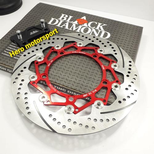 Jual Disc Piringan Cakram Depan Xmax-250 New /Xmax-250 old Floating Blackdiamond Best Quality ...
