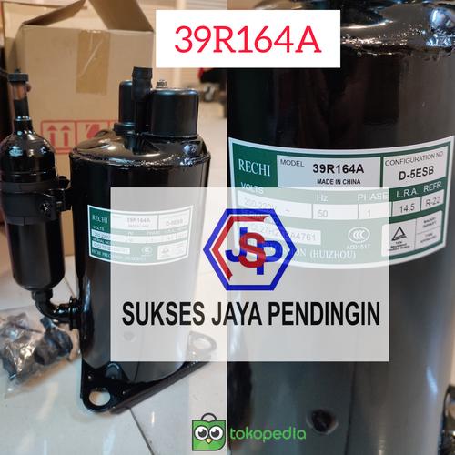 Jual Compressor AC Rechi 39R164A R22 / Kompresor Rechi 39R164A ...
