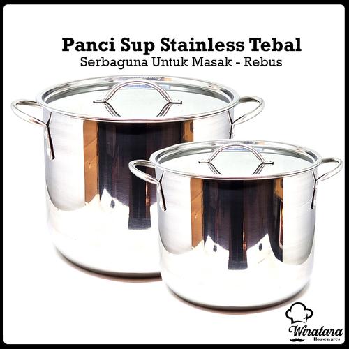 Jual Maxim Panci Besar Stainless Tutup 15 Liter 16QT Masak Air Stock ...