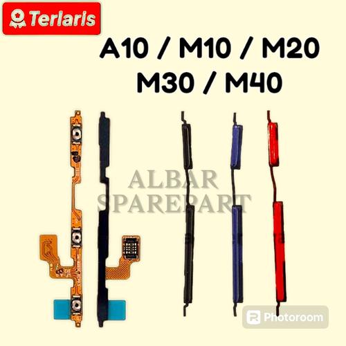 Jual TOMBOL ON OFF POWER VOLUME SAMSUNG A10 M10 M20 M30 M40 M105F FLEXIBLE - FULLSET - Jakarta ...