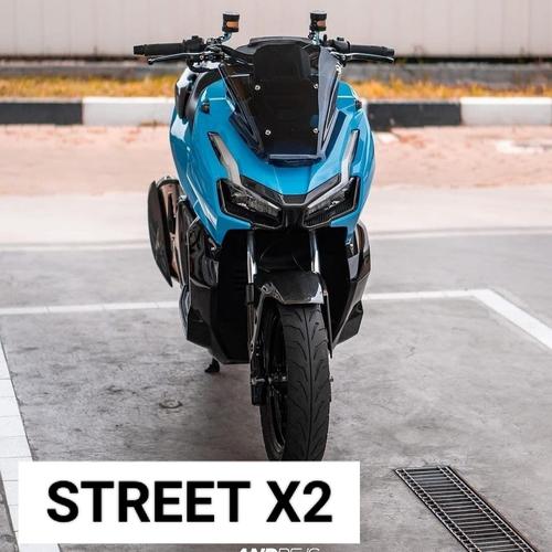 Jual visor Honda ADV 160 adv 150 model street X2 windshield - ice green ...