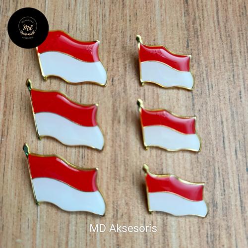 Jual Pin Bendera Pin Bendera Indonesia Pin Bendera Merah Putih Pin ...