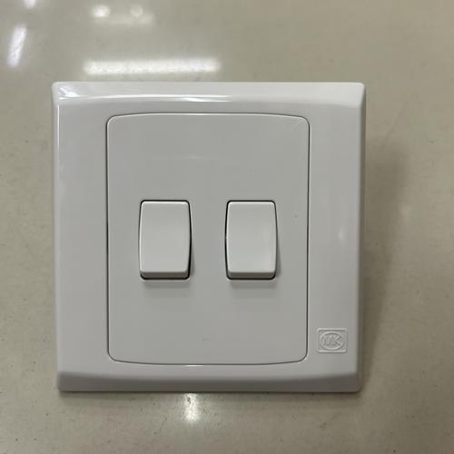 Jual MK Saklar Seri,saklar Double, 2 gang 1 way S8872 W1 WHI Slimline ...
