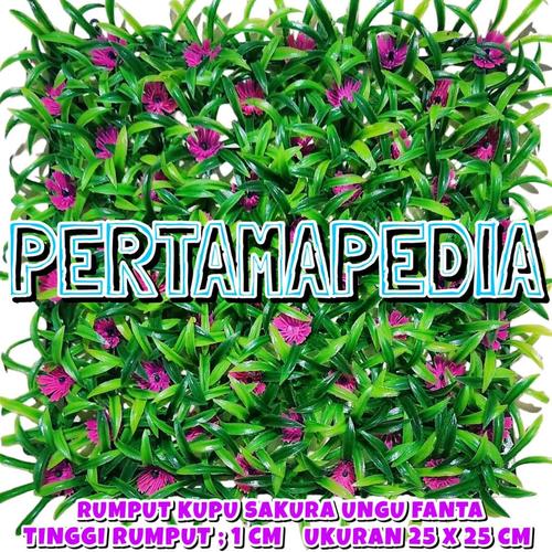 Jual Rumput Aquarium/ Rumput Artificial / Rumput Hias Sintetis - Merah ...