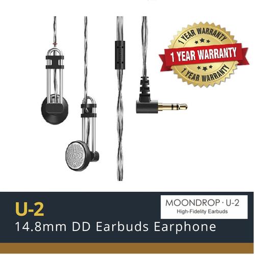 Jual Moondrop U2 / U 2 / U-2 14.8mm Dynamic Driver HiFi Earbuds Earphone with 3.5mm single ended ...