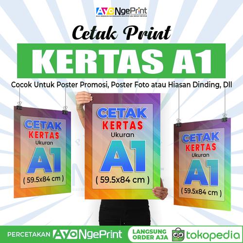 Jual Print Cetak Kertas Poster Ukuran A1 ( 59.4x84.1 Cm ) | Full Color ...